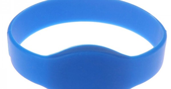 Blue Mifare 13.56mhz Wristband