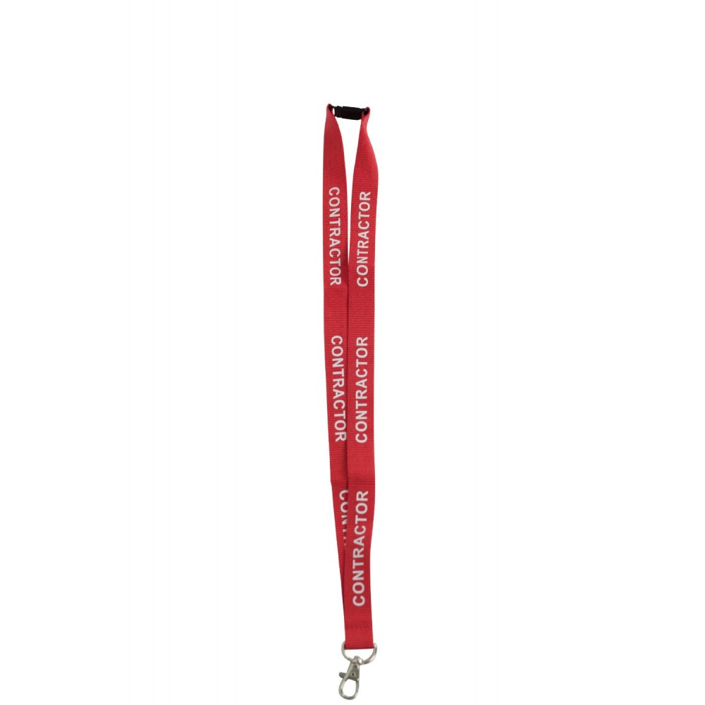 Red Contractor Lanyard