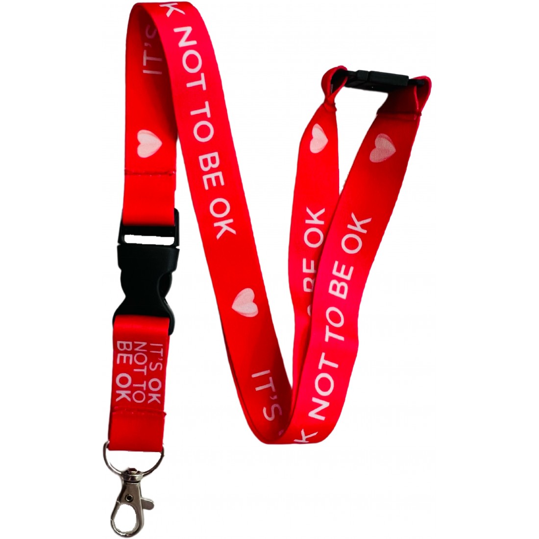 Mental Health Awareness Lanyard - ITS OK NOT TO BE OK