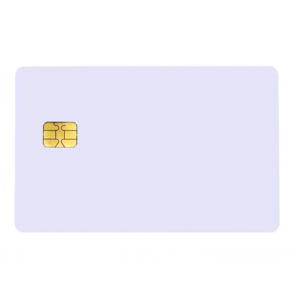Salto MC0256B Contact Chip Blank White Cards