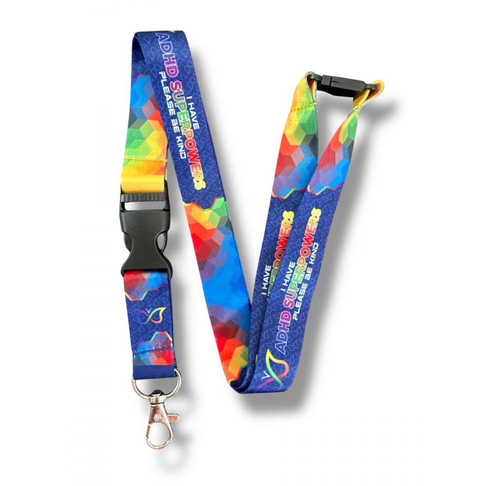ADHD Awareness Lanyard, I Have ADHD Super Powers, Please Be Patient