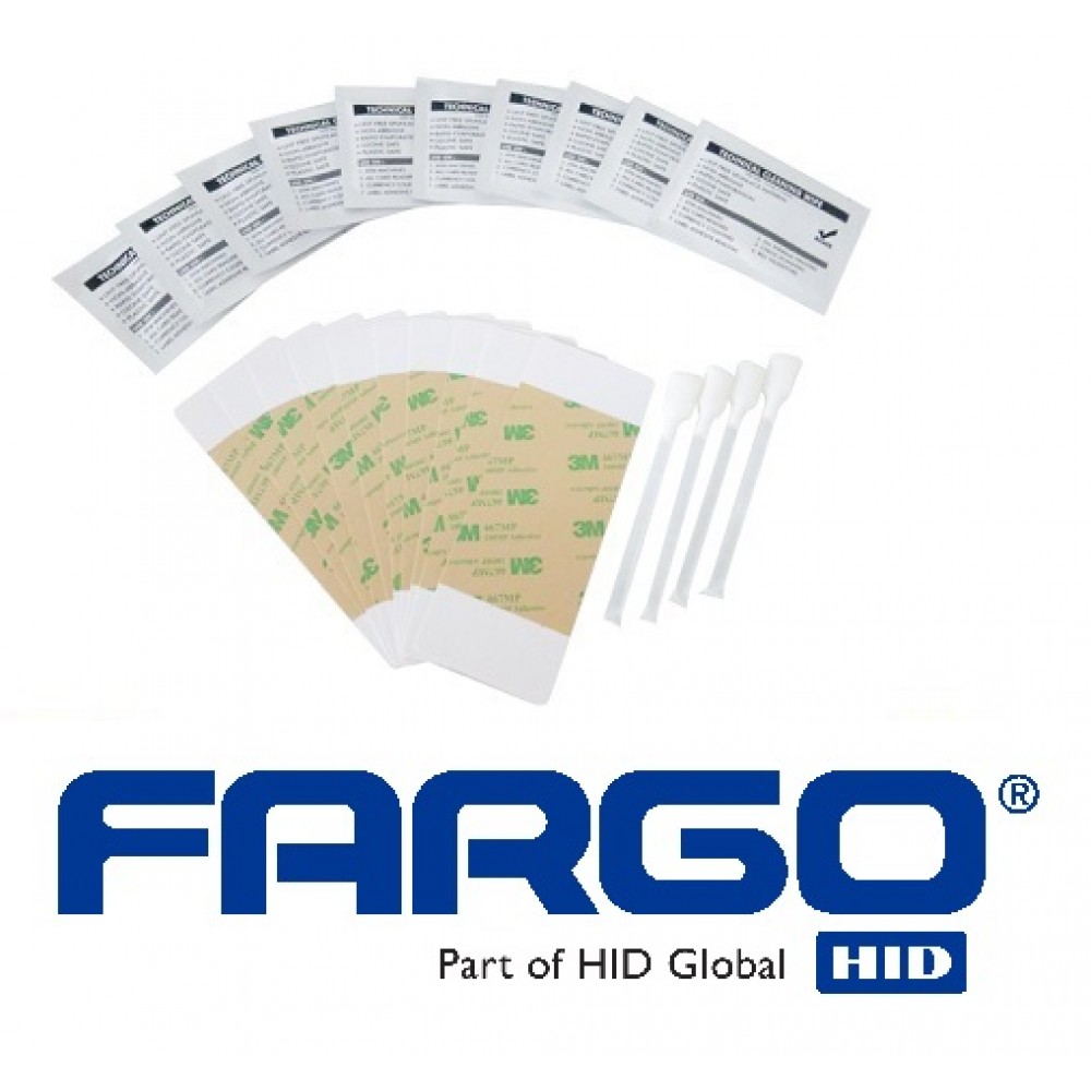 HID Fargo Cleaning Kit for DTC1000, DTC4000, DTC150, DTC4250, C50, DTC425E,