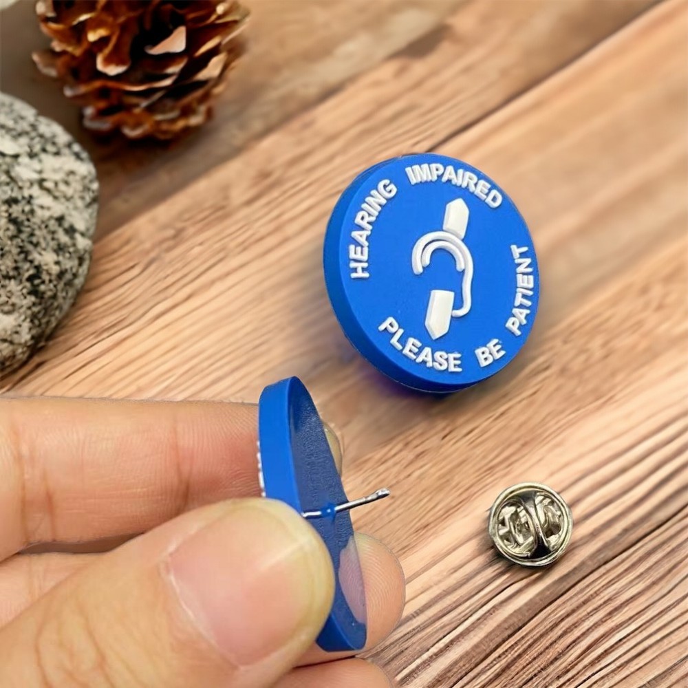 Hearing Impaired Pin Badge