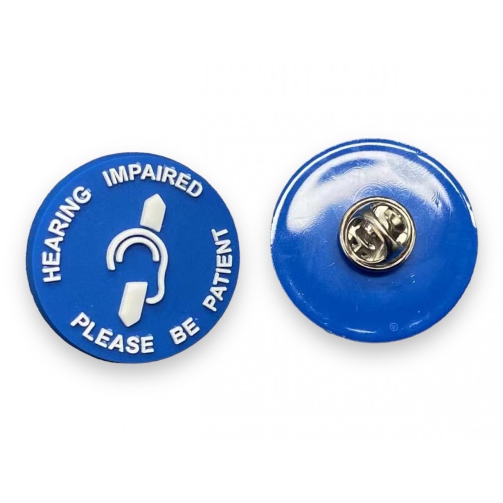 Hearing Impaired Pin Badge