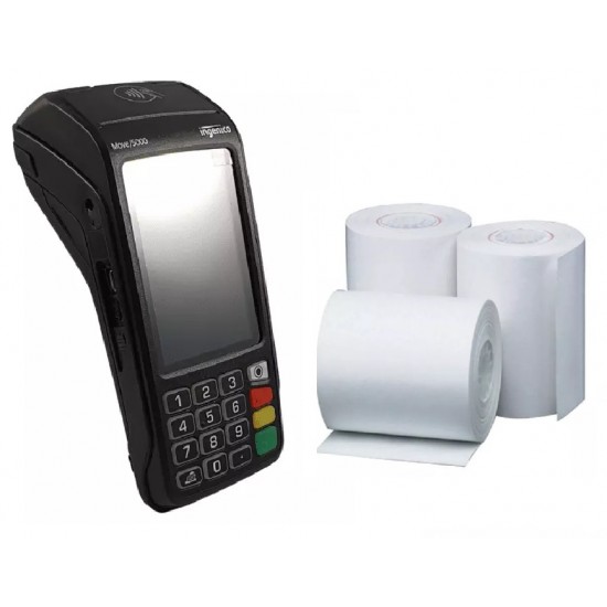 Replacement Receipt Paper for Ingenico Move 5000 Payment Device, 20 Rolls