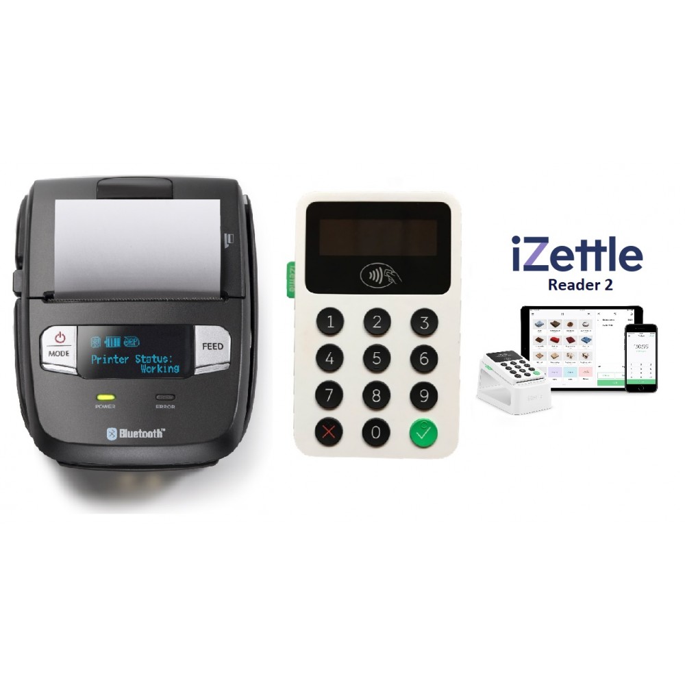 iZettle Reader 2 Bluetooth Printer Bundle