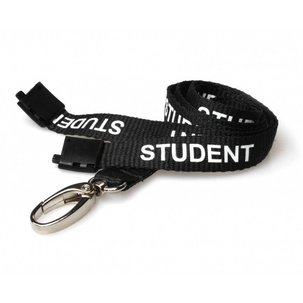 Student Lanyards 15mm with Safety Breakaway