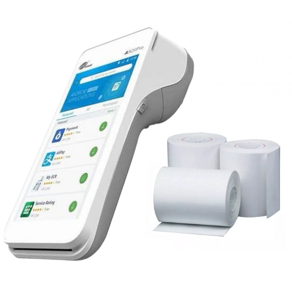 Replacement Receipt Paper for Pax A920 , 20 Rolls