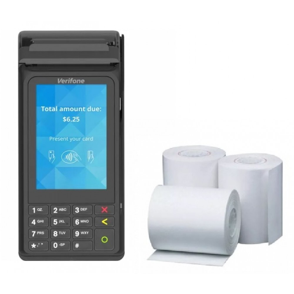 Replacement Receipt Paper for Verifone 240M Payment Device , 20 Rolls