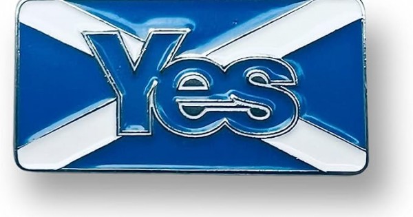 Scotland Yes Flag Enamel Pin Badge