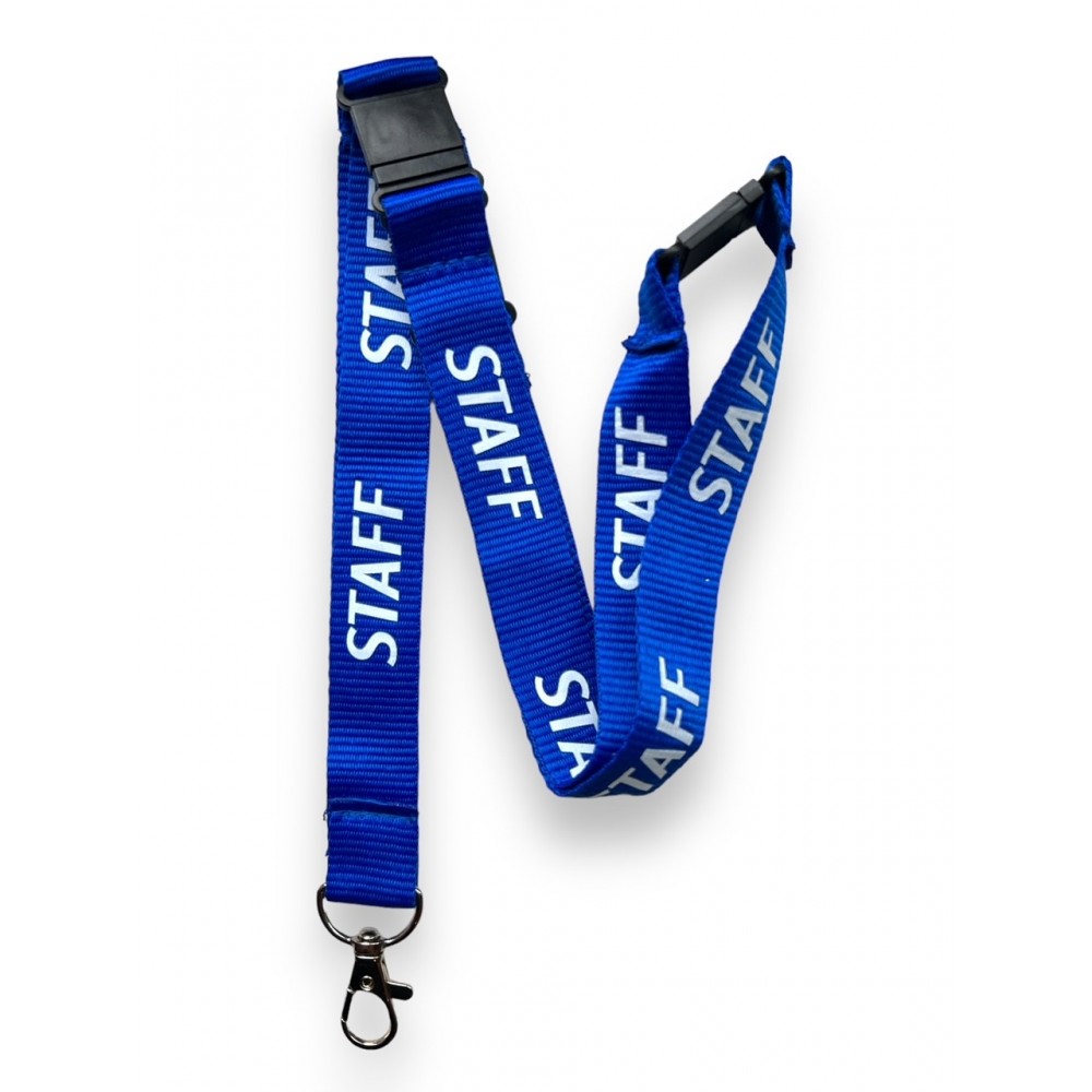 Staff Lanyard With 3 Point ( Triple ) Safety Breakaway