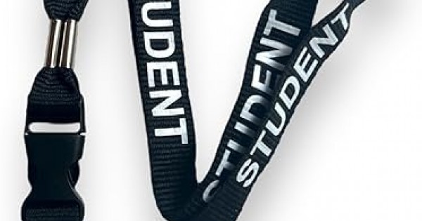 15mm Student Lanyard With 3 Point ( Triple ) Safety Breakaway